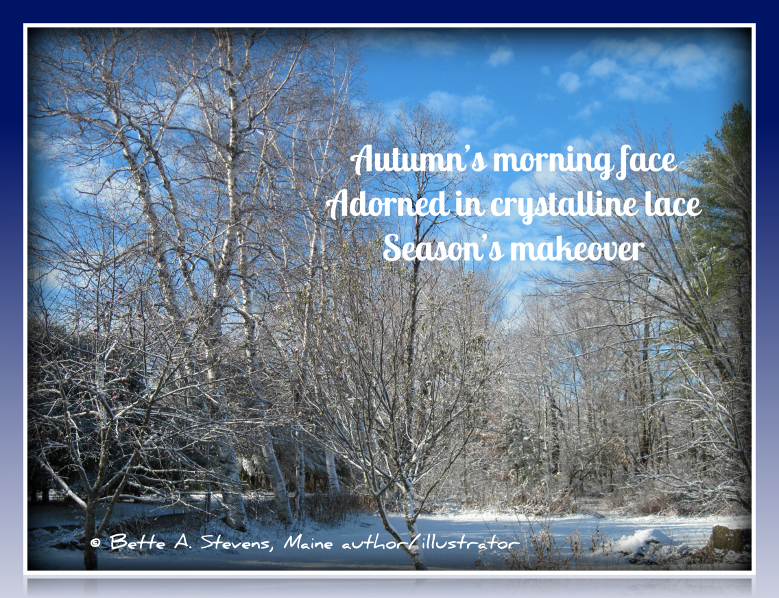 “Season’s Makeover” HAIKU by Bette A. Stevens | Bette A. Stevens, Maine ...